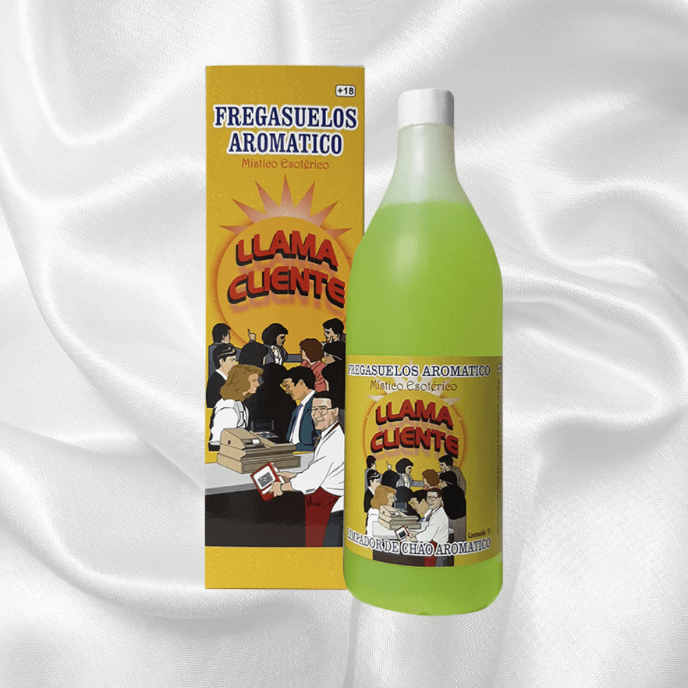 Fregasuelo aromático "Llama clientes"